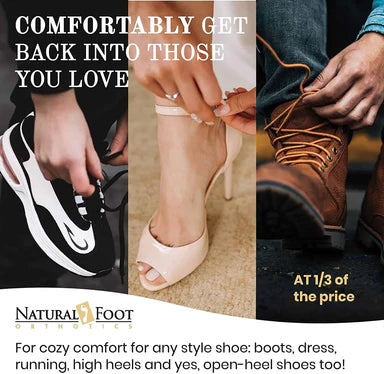 Premium Arch Support Insoles & Cushions - Natural Foot Orthotics