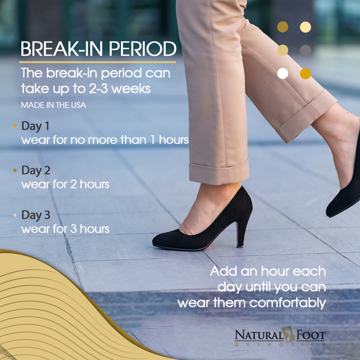 Fashion Orthotic: High Heel & Dress Shoe Inserts - Natural Foot Orthotics