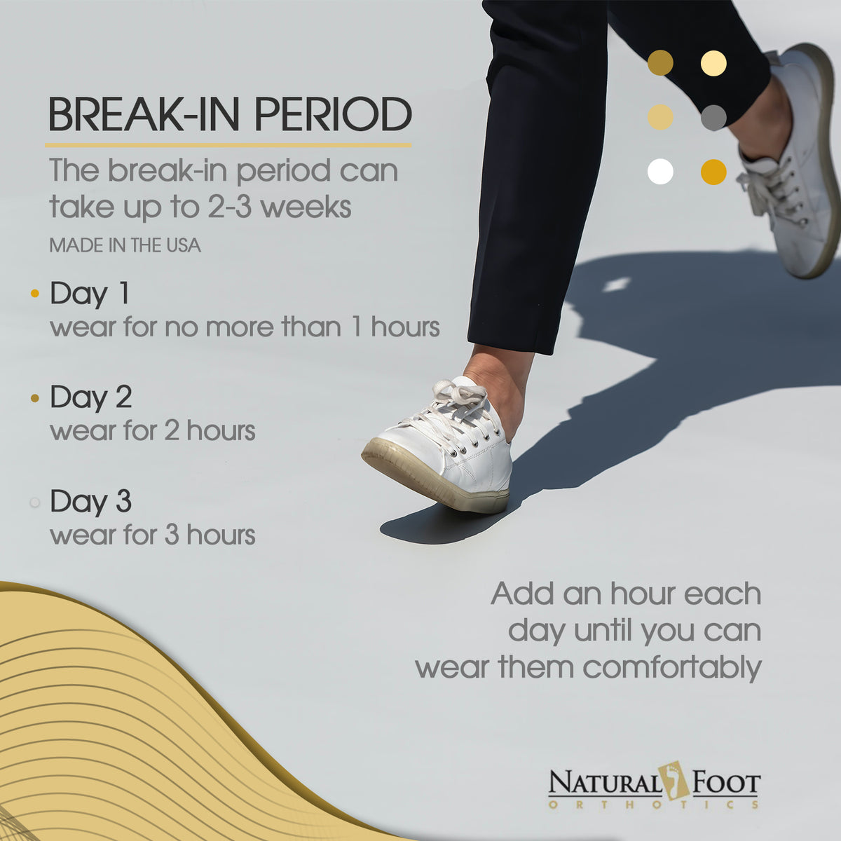 Original Orthotic: High Arch Support Inserts - Natural Foot Orthotics